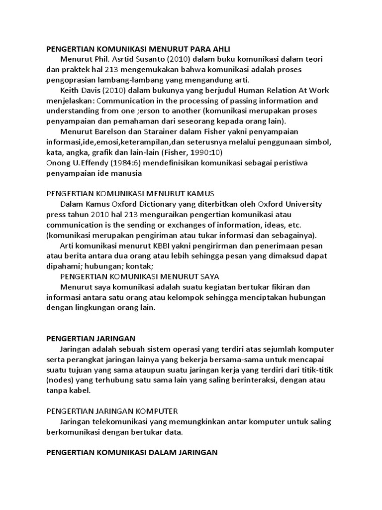 Komunikasi Sinkron Dan Asinkron | PDF