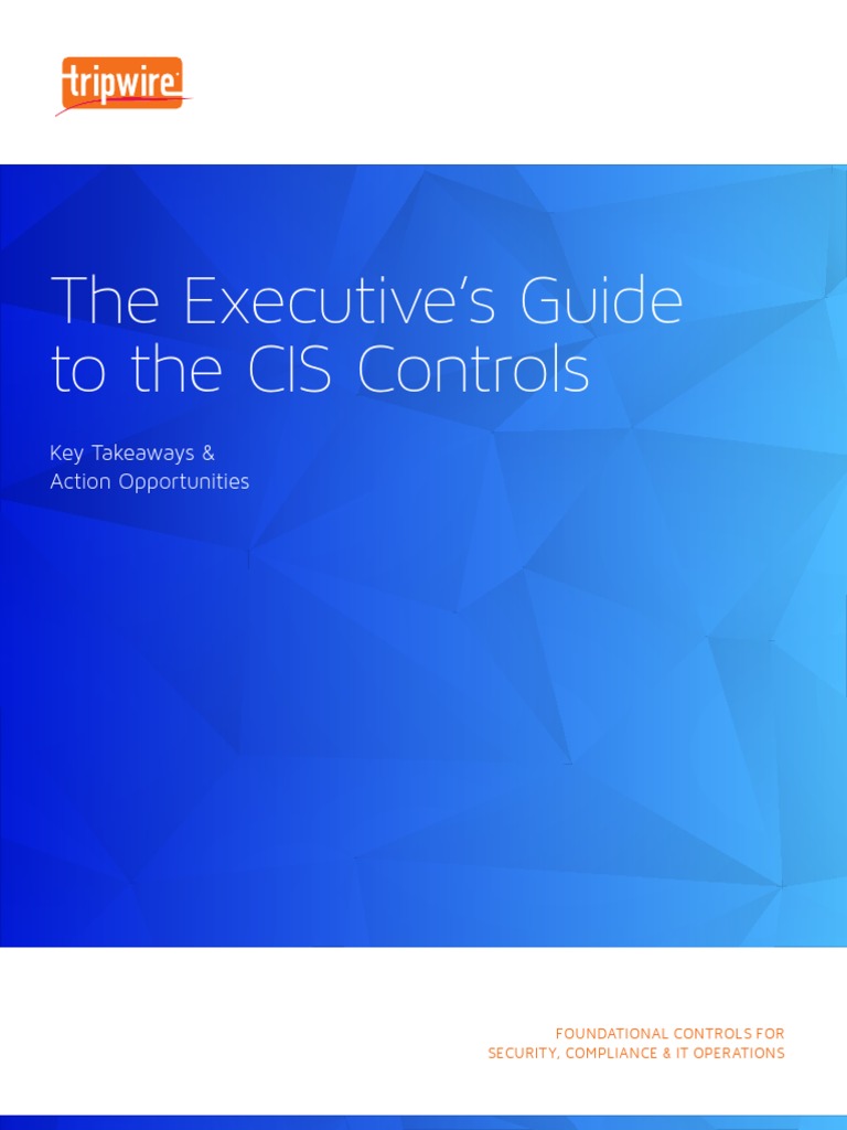 Tripwire Executives Guide To The Cis Controls PDF | PDF | Vulnerability ...