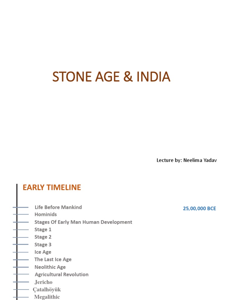 Stone Age | PDF | Stone Age | Quaternary Geochronology