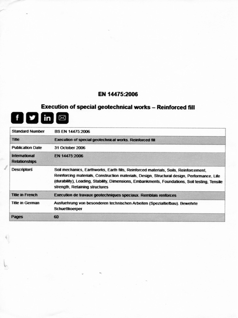 BS en 14475-2006 PDF | PDF