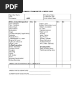 Tractor Inspection Checklist Template | PDF