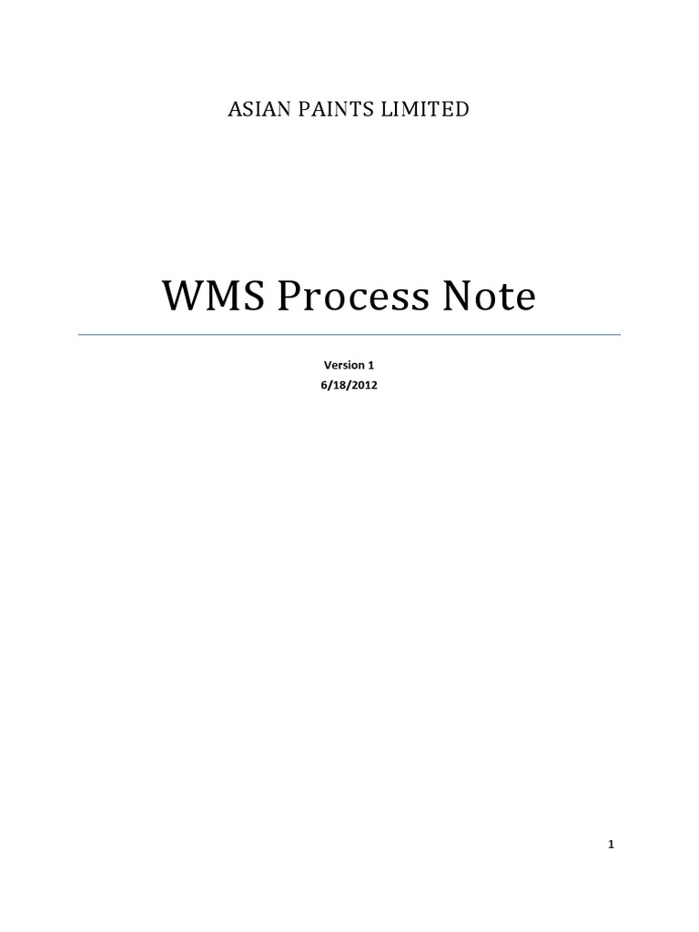 Warehouse Management Guide | PDF | Warehouse | Supply Chain Management