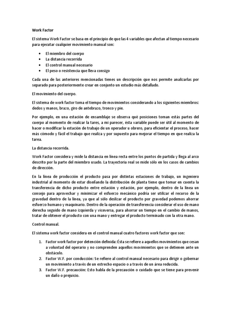 Work Factor | PDF | Informática y tecnología de la información