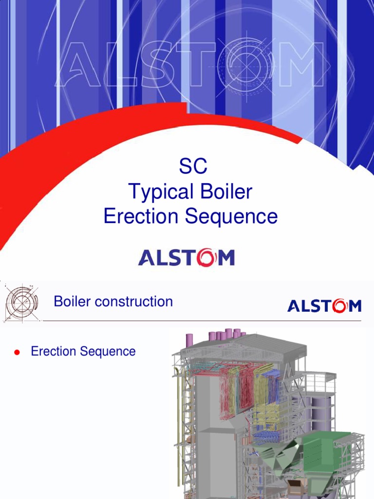 Typical Boiler Erection Sequence | PDF | Duct (Flow) | Furnace