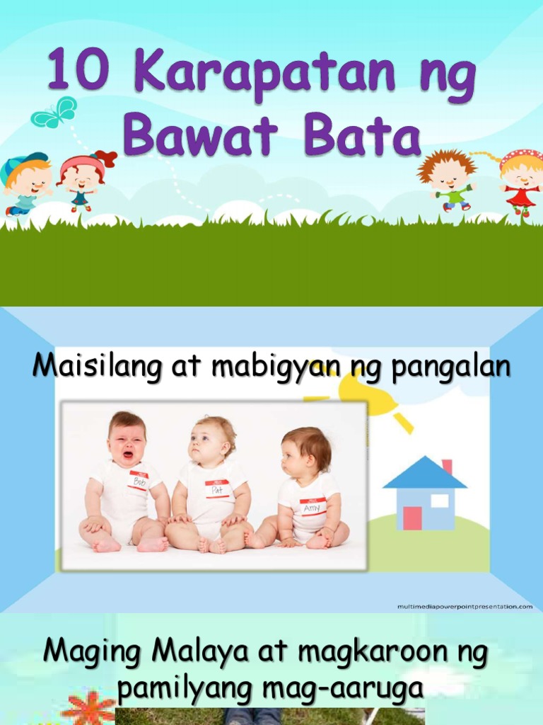 Karapatan NG BATA | PDF