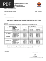 Bitumen Price List W.E.F. 01.06.2025 | PDF | Chemical Process ...