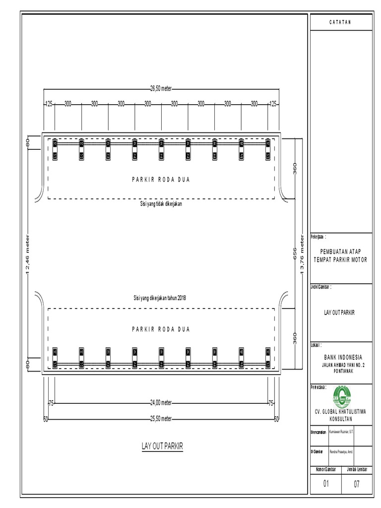 Gambar Atap Parkir Motor PDF | PDF