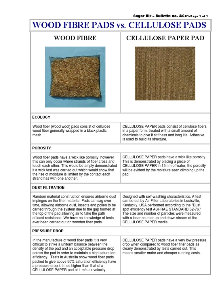 Celdek VS Aspen | PDF | Wood | Fibers