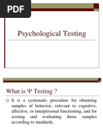 Characteristics of A Good Psycological Test | PDF | Psychological ...