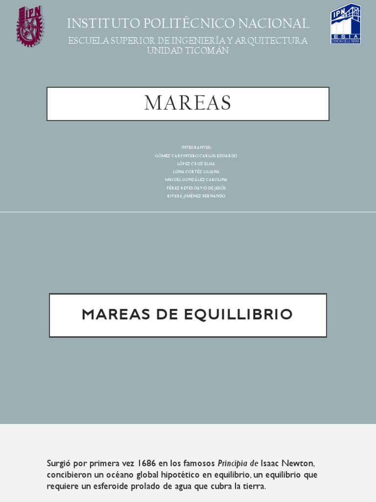 MAREAS | PDF | Marea | Olas