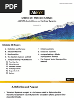 ANSYS Transient Analysis Guide | PDF | Normal Mode | Nonlinear System