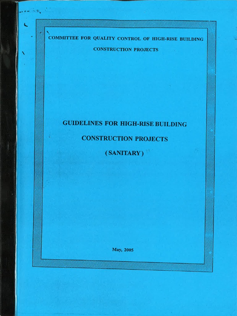 CQHP - Guidelines For Sanitary | PDF