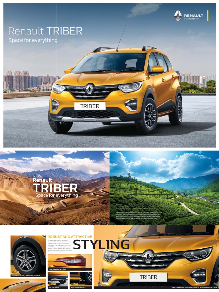 Triber Brochure Jan 2020 | PDF | Manual Transmission | Motor Vehicle