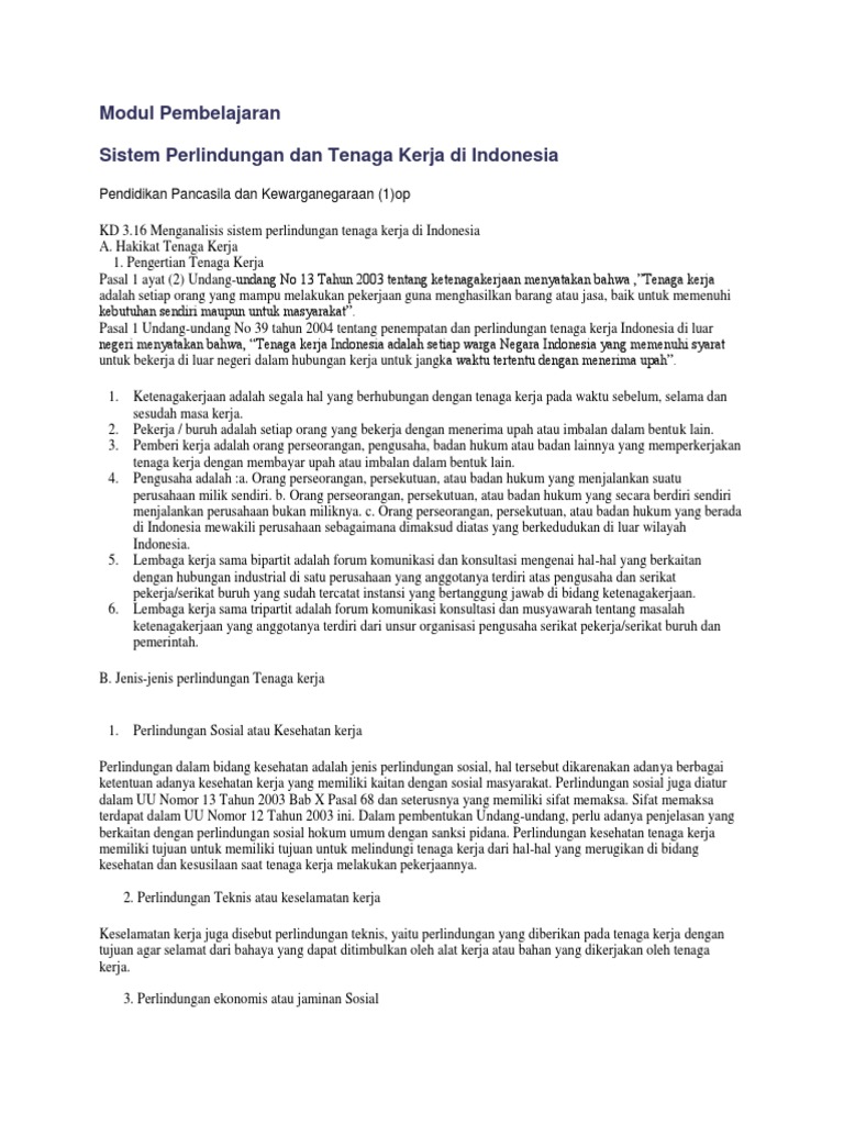 Modul Pembelajaran | PDF