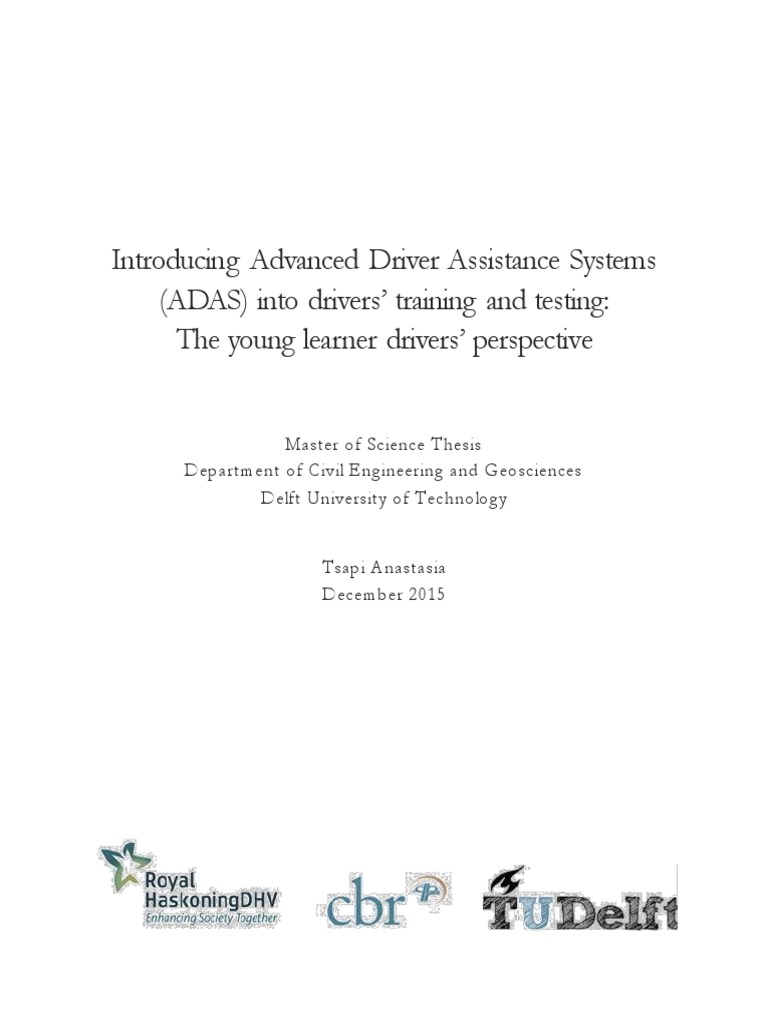 Adas Pdf Traffic Collision Driving