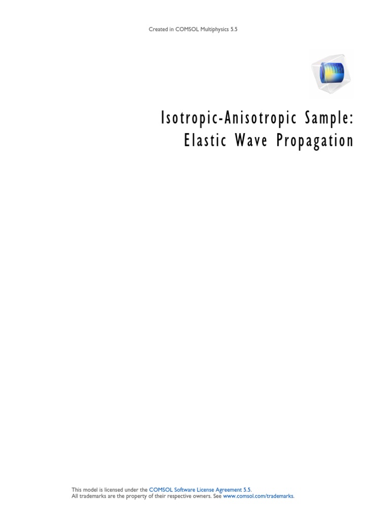 Modeling Elastic Wave Propagation Through an Isotropic-Anisotropic Material Interface | PDF ...