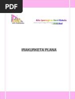 Irakurmena 1 | PDF