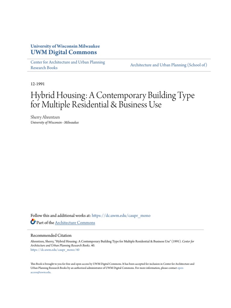 Hybrid Housing Insights | PDF | Social Science | Art