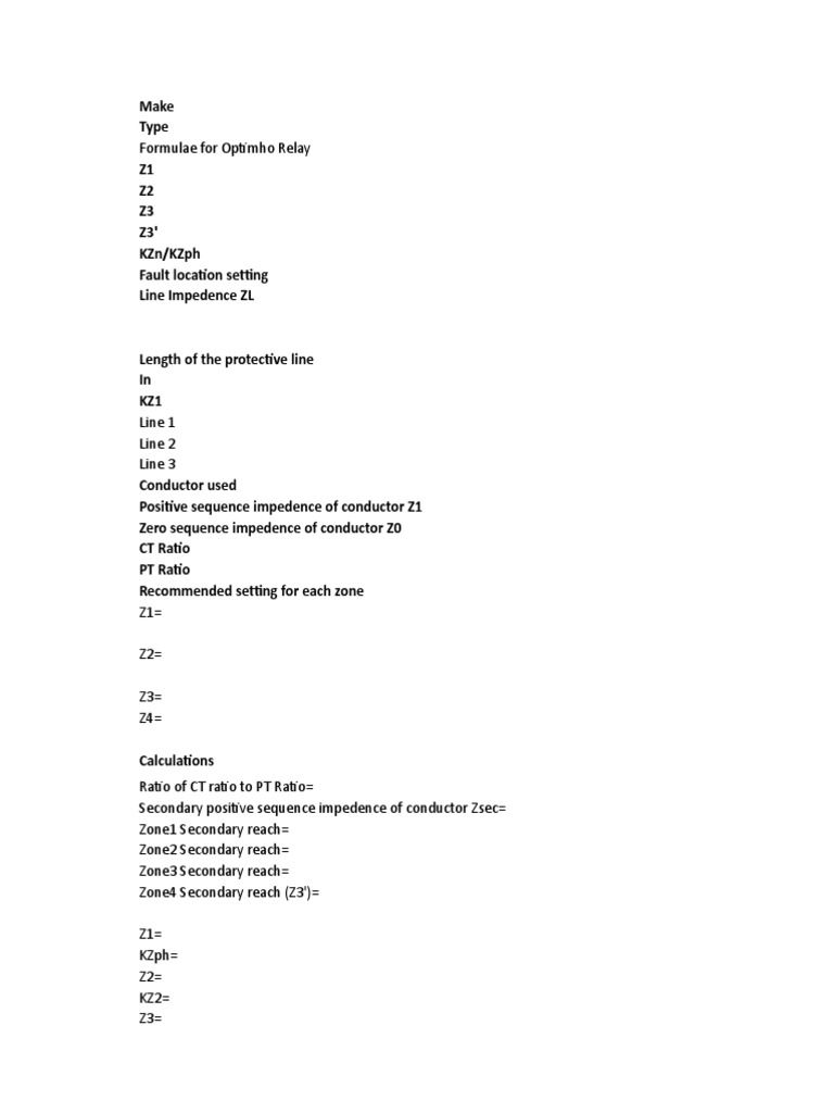 Distance Relay Setting | PDF | Electrical Impedance | Electronic ...