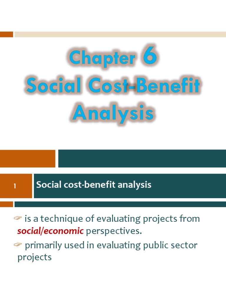 CH 06 - Social Cost-Benefit Analysis | Download Free PDF | Labour ...