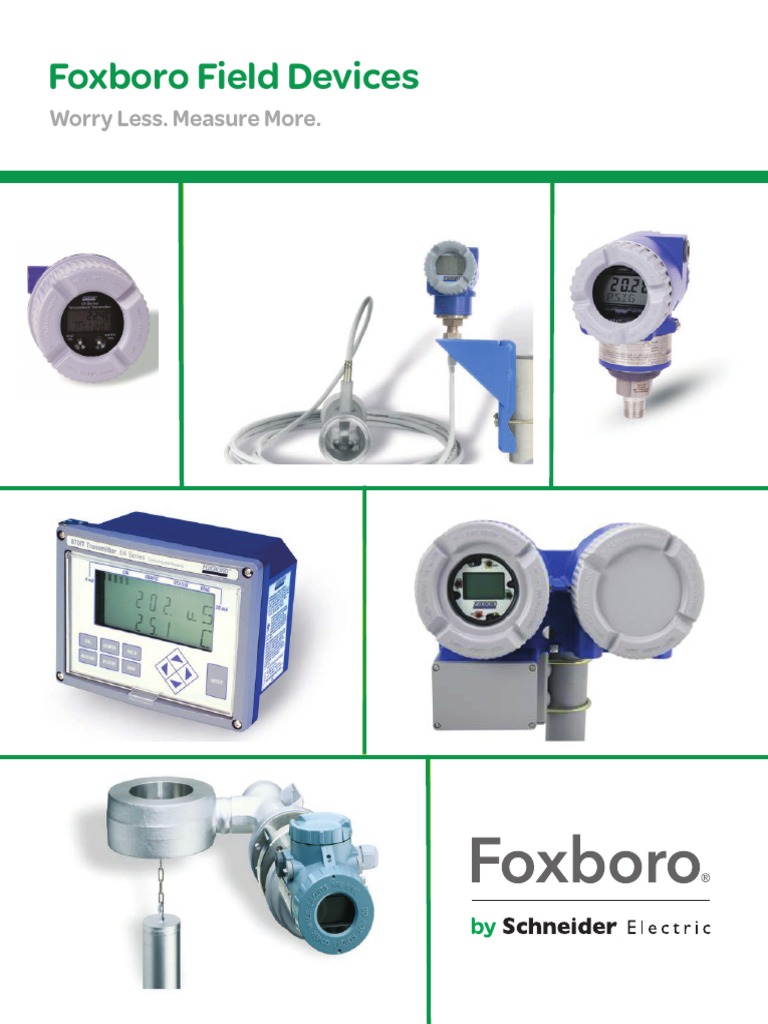 FD-BF-001 Foxboro FieldDevices 010715 LowRes PDF | PDF | Flow Measurement | Fluid Dynamics