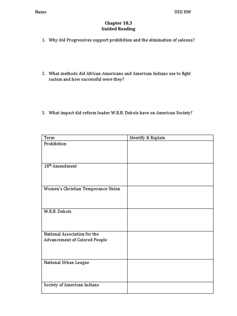 Progressive Era Reforms & Leaders | PDF