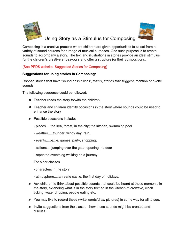 Using Story as a Stimulus for Creative Sound Composition: A Step-by ...