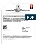 Format Family Income Certificate | PDF