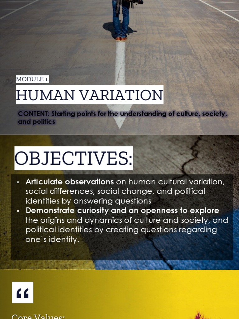 Module 1. Human Variation | PDF | Gender | Gender Studies