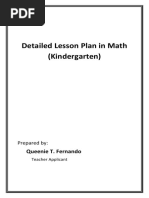 Detailed Lesson Plan in Math 1 | PDF | Lesson Plan | Pedagogy