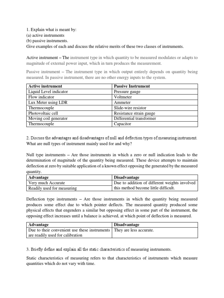 Instrumentation Chapter 2 and 3 | PDF | Observational Error | Accuracy And Precision