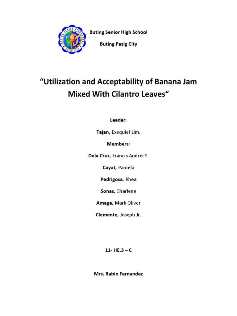 PR2 Intro Sop RRL | PDF | Fruit Preserves | Banana
