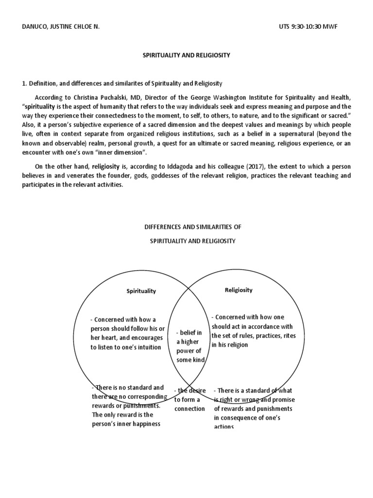 Spirituality vs. Religiosity Explained | PDF | Spirituality | Punishments