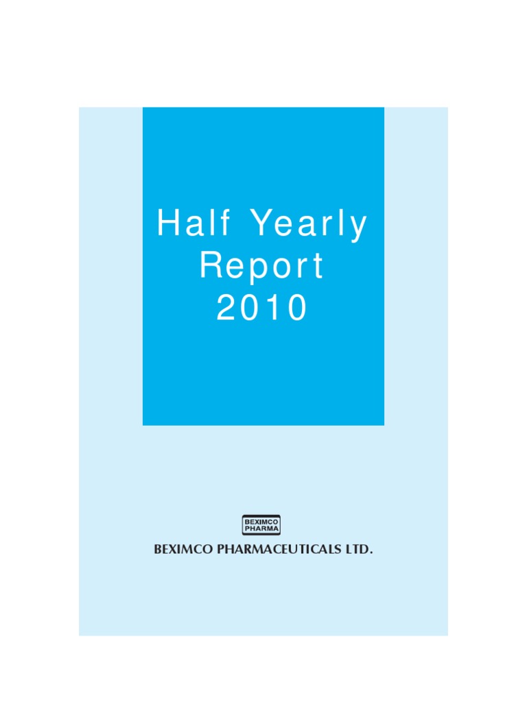Half Yearly Report 2010 | PDF | Dividend | Book Value