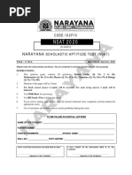 Class 10 Pwnsat Exam Question Paper | PDF | Optics | Refractive Index