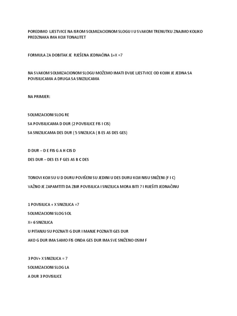 Lestvice I Predznaci | PDF