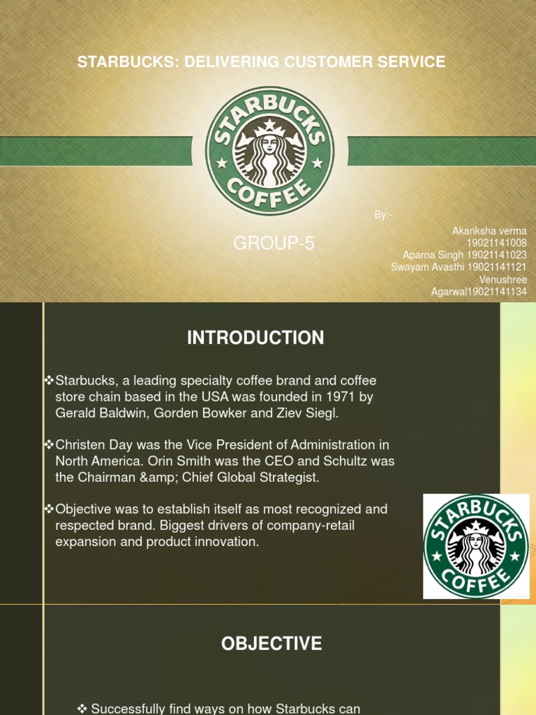 Starbucks Presentation | PDF | Starbucks | Retail