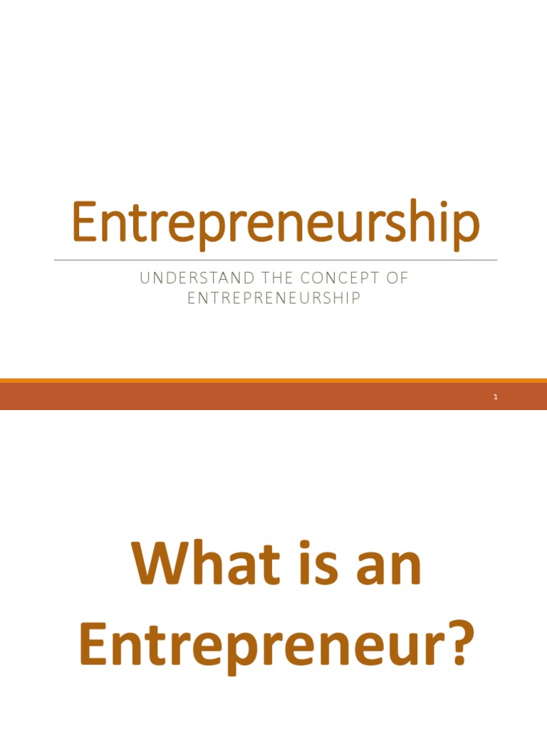 LESSON 1 Entrepreneurship | PDF | Entrepreneurship | Business Plan