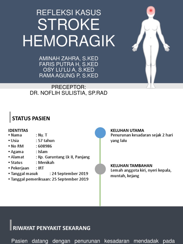 Refisi Refleksi Kasus Stroke Hemoragik | PDF