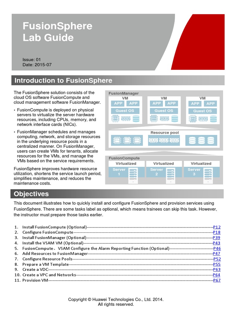 01 HCNA-Cloud V2.0 Lab Guide | PDF | Computer Network | Virtualization