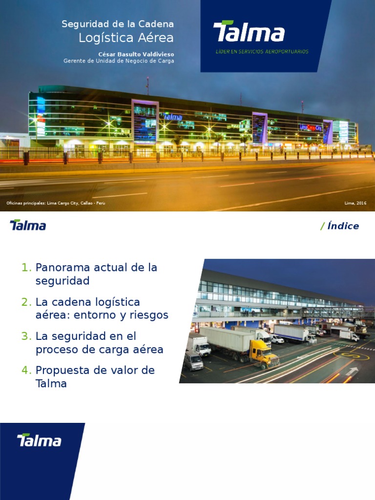 Breve Panorama de TALMA | PDF | Aeropuerto | Logística