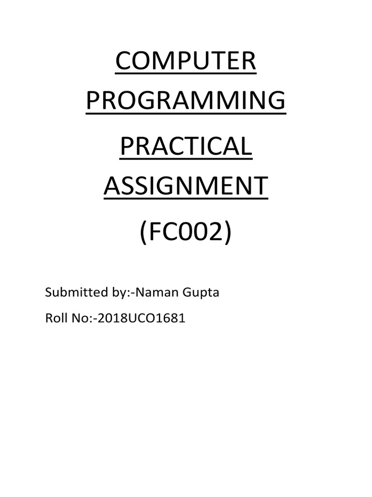 Computer Programming | Download Free PDF | Method (Computer Programming ... Computer Programming | Download Free PDF | Method (Computer Programming ...
