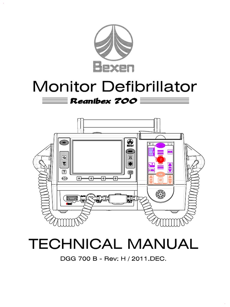 Bexen Reanibex 700 Defibrillator - Technical Manual PDF | PDF ...