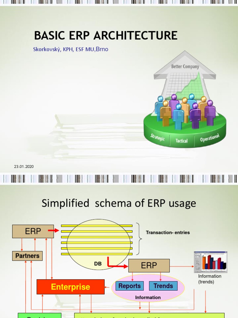 Basic ERP Architecture 20130214 | Download Free PDF | Microsoft ...