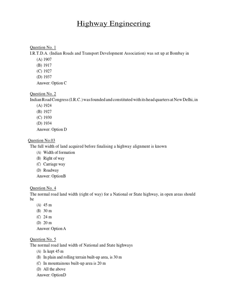 Highway Engineering | PDF | Traffic | Lane