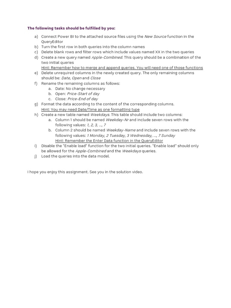 Assignment 01 Instructions | PDF