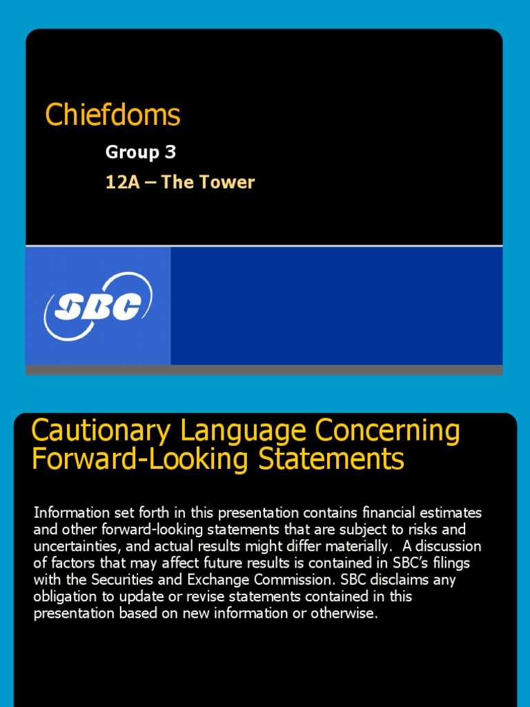 Chiefdoms - For UCSP | PDF