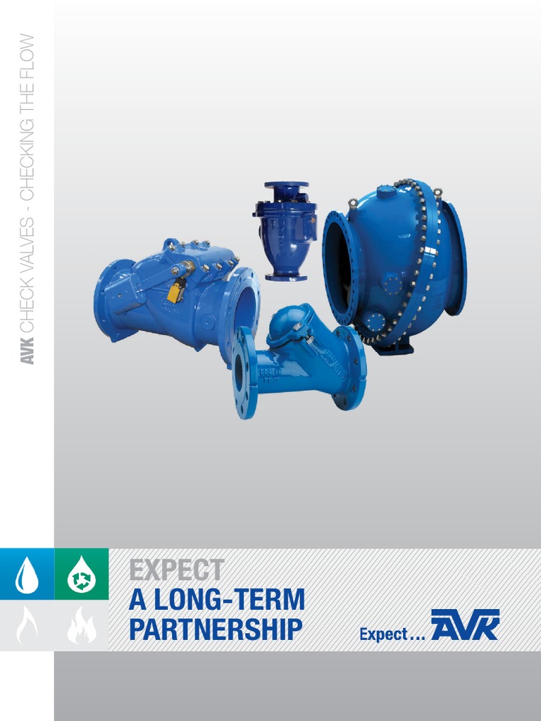 AVK Check Valves | PDF | Valve | Materials
