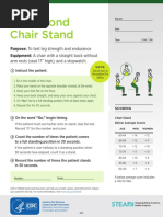 5 Times Sit-to-Stand Test Norms | PDF | Reference Range | Physical Therapy