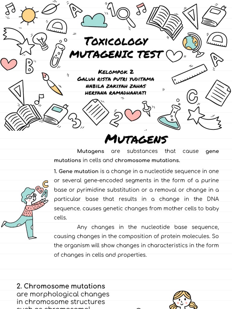 Uji Toksik Khas - Mutagenik | PDF | Mutagen | Mutation